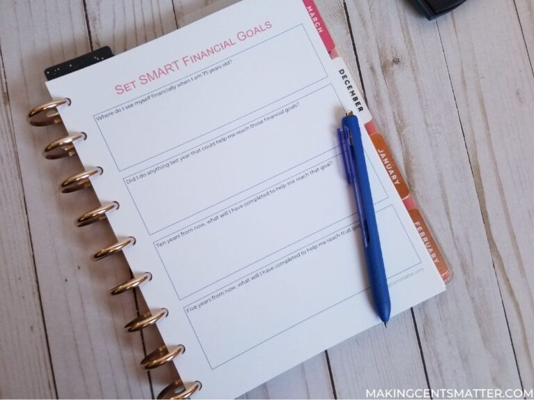 How To Create SMART Financial Goals - Making Cents Matter