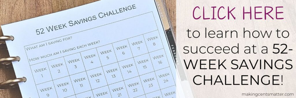 30 Beginner Friendly Savings Challenges - Making Cents Matter